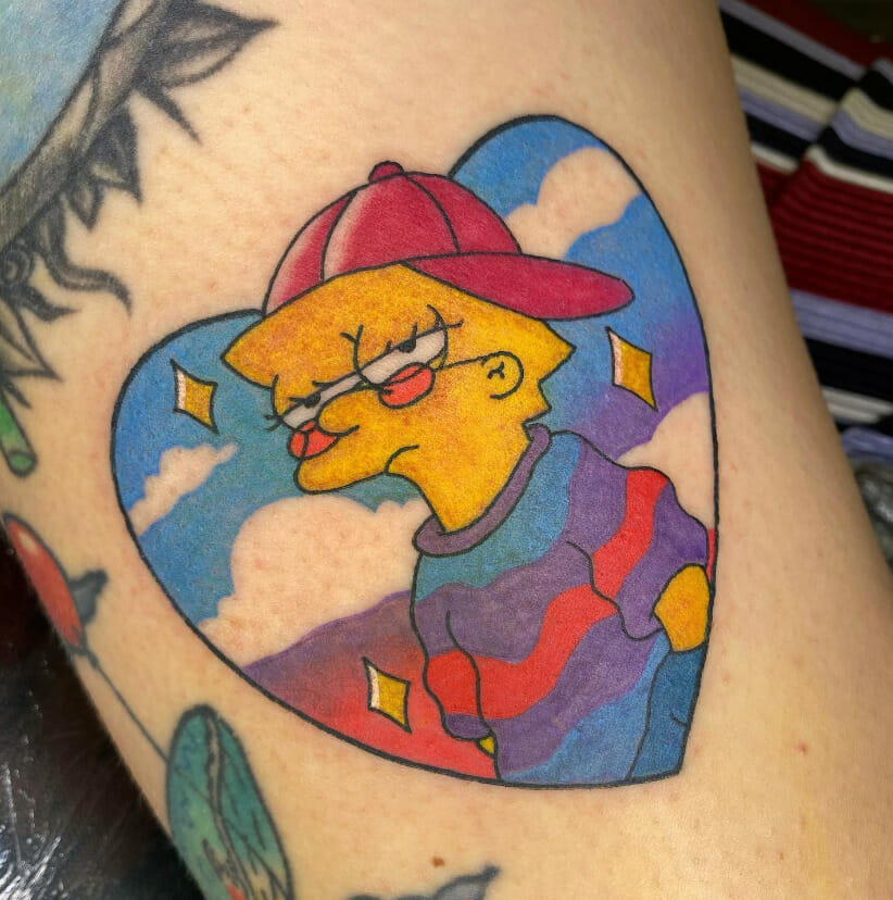 41 Lisa Simpson Tattoos for Fans of the Simpsons and Intellectual Wit ...