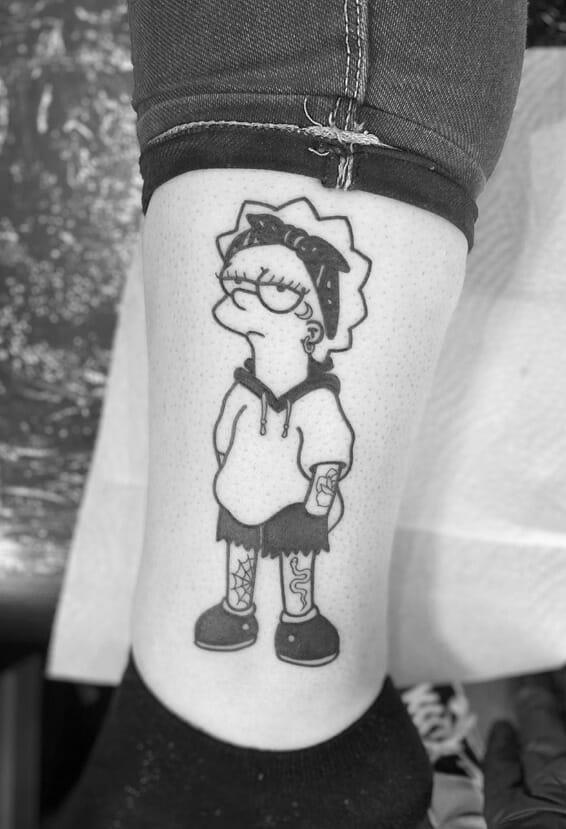 41 Lisa Simpson Tattoos for Fans of the Simpsons and Intellectual Wit ...
