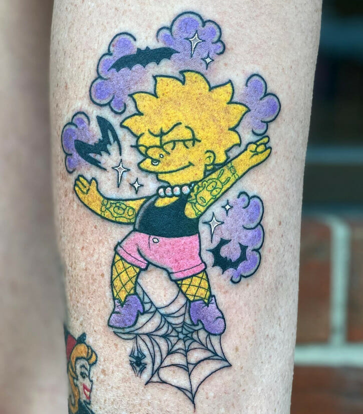 41 Lisa Simpson Tattoos for Fans of the Simpsons and Intellectual Wit ...
