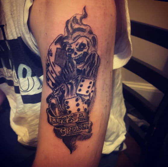 25 Lifes a Gamble Tattoo- Finding Strength in the Game of Life - Psycho ...