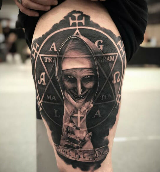 17 Valak Tattoo Designs That Will Leave You Breathless - Psycho Tats