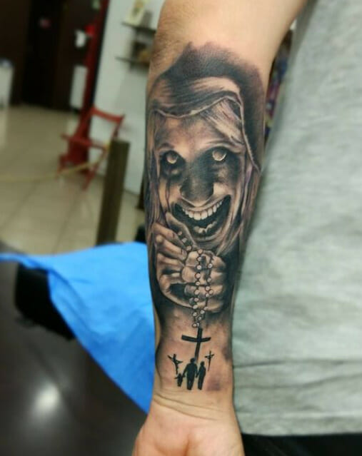 17 Valak Tattoo Designs That Will Leave You Breathless - Psycho Tats