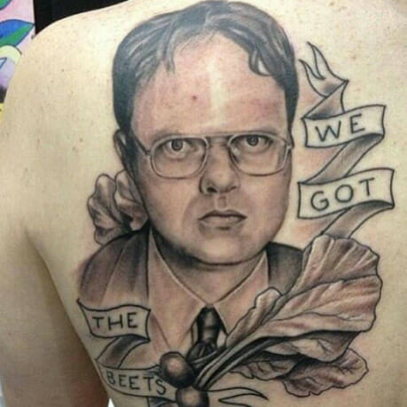 45 The Office Tattoo Designs Channeling Your Inner Jim or Pam - Psycho Tats