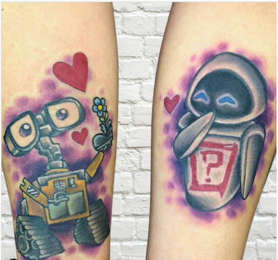 15 Wall-E Tattoo Designs That Will Make You Believe in True Friendship ...