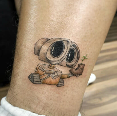 15 Wall-E Tattoo Designs That Will Make You Believe in True Friendship ...