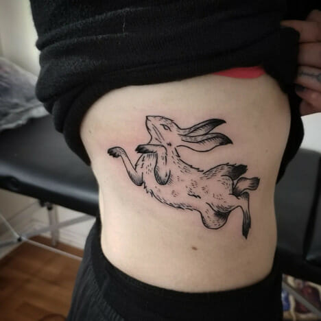 51 Rabbit Tattoo Designs to Embrace Your Inner Free Spirit - Psycho Tats