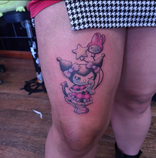 15 Admired Kuromi and My Melody Tattoo Concepts to Capture the Magic ...