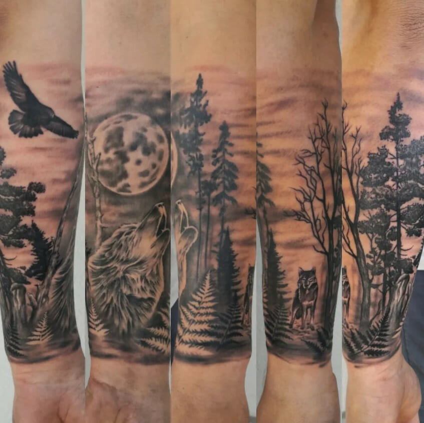 61 Mighty Tree Tattoo Designs Ideas- Finding Serenity in Nature’s ...