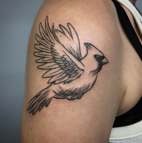 31 Cardinal Tattoo Designs to Ignite Your Passion for Body Art - Psycho ...