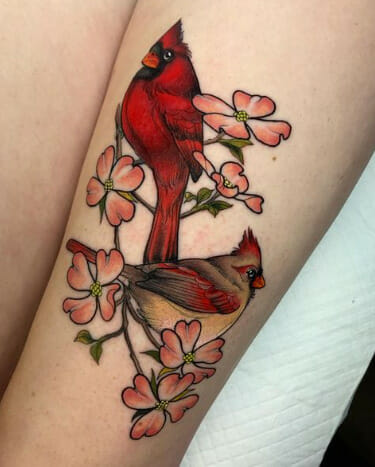 31 Cardinal Tattoo Designs to Ignite Your Passion for Body Art - Psycho ...