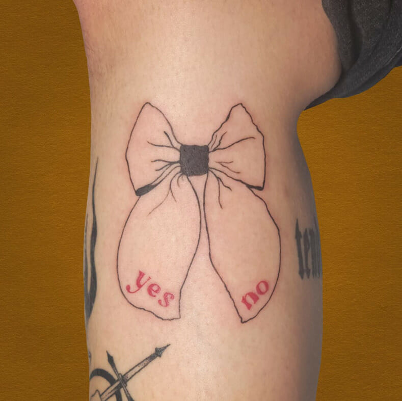 15 Ribbon or Bow Tattoo Art Designs That Captivate the Eye and Heart ...