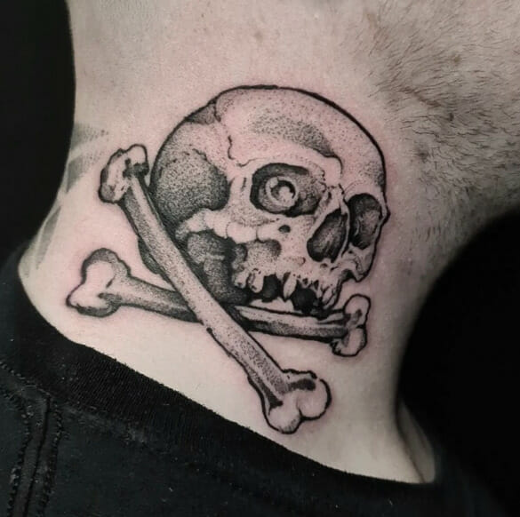 15 Skull and Crossbones Tattoo Designs that Embody Strength and ...