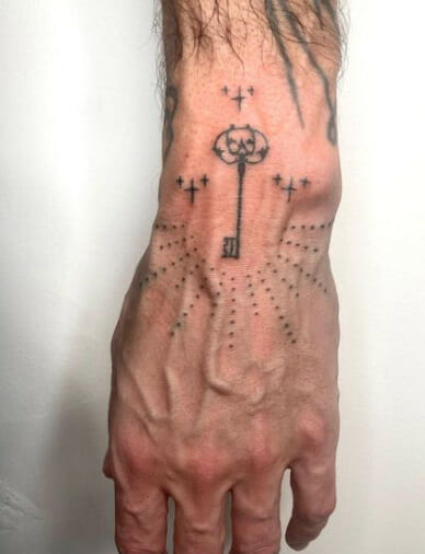 41 Skeleton Key Tattoo Designs Unlocking Passion with Ink - Psycho Tats