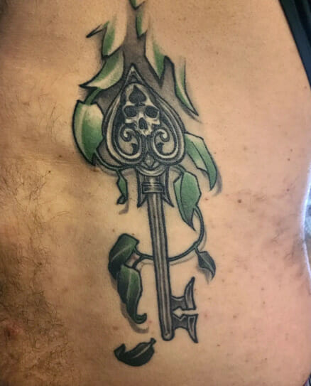 41 Skeleton Key Tattoo Designs Unlocking Passion with Ink - Psycho Tats