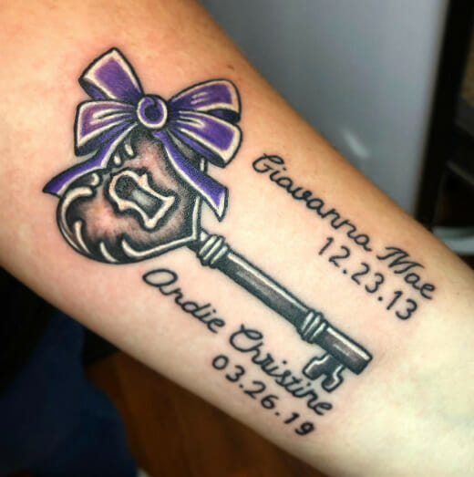 41 Skeleton Key Tattoo Designs Unlocking Passion with Ink - Psycho Tats