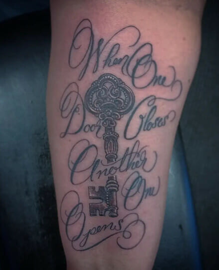 41 Skeleton Key Tattoo Designs Unlocking Passion with Ink - Psycho Tats
