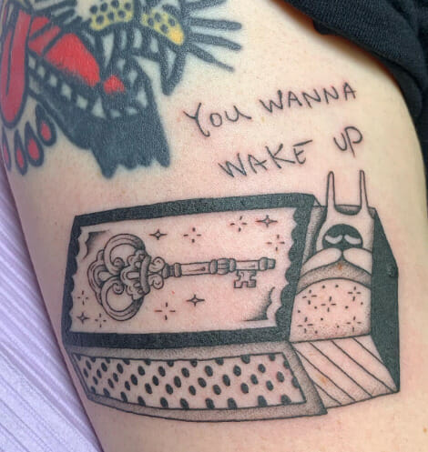 41 Skeleton Key Tattoo Designs Unlocking Passion with Ink - Psycho Tats