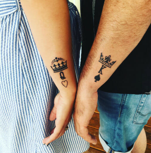 A Royal Bond – King and Queen Tattoos and Their Symbolic Meanings ...
