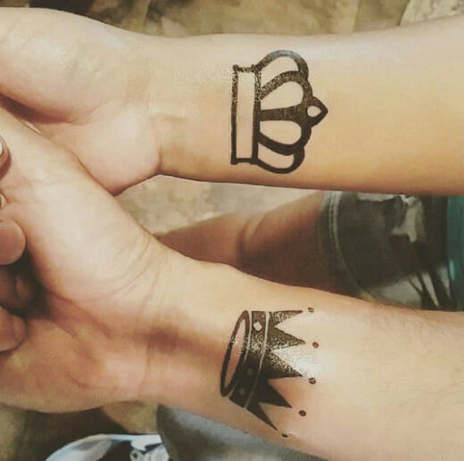 A Royal Bond – King and Queen Tattoos and Their Symbolic Meanings ...