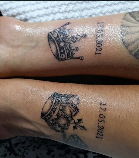 A Royal Bond – King and Queen Tattoos and Their Symbolic Meanings ...