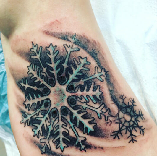 41 Snowflake Tattoos: Embrace Your Unique Winter Charm - Psycho Tats