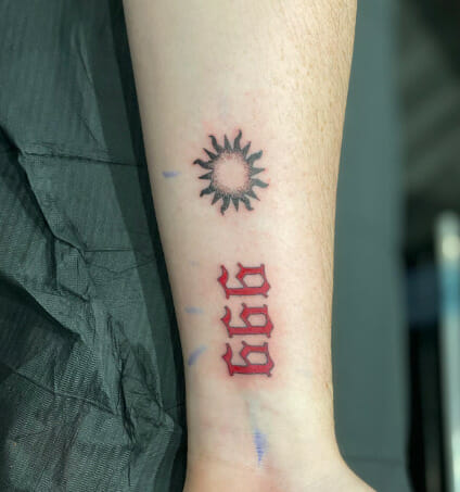 Decoding the Symbolism: The Meaning Behind 999 Number Tattoos - Psycho Tats