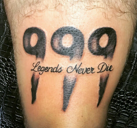 Decoding the Symbolism: The Meaning Behind 999 Number Tattoos - Psycho Tats