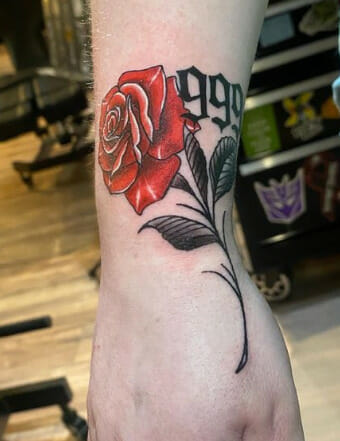 Decoding the Symbolism: The Meaning Behind 999 Number Tattoos - Psycho Tats
