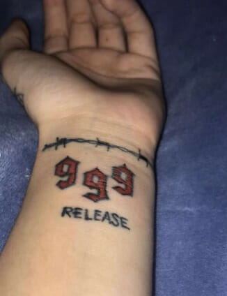 Decoding the Symbolism: The Meaning Behind 999 Number Tattoos - Psycho Tats