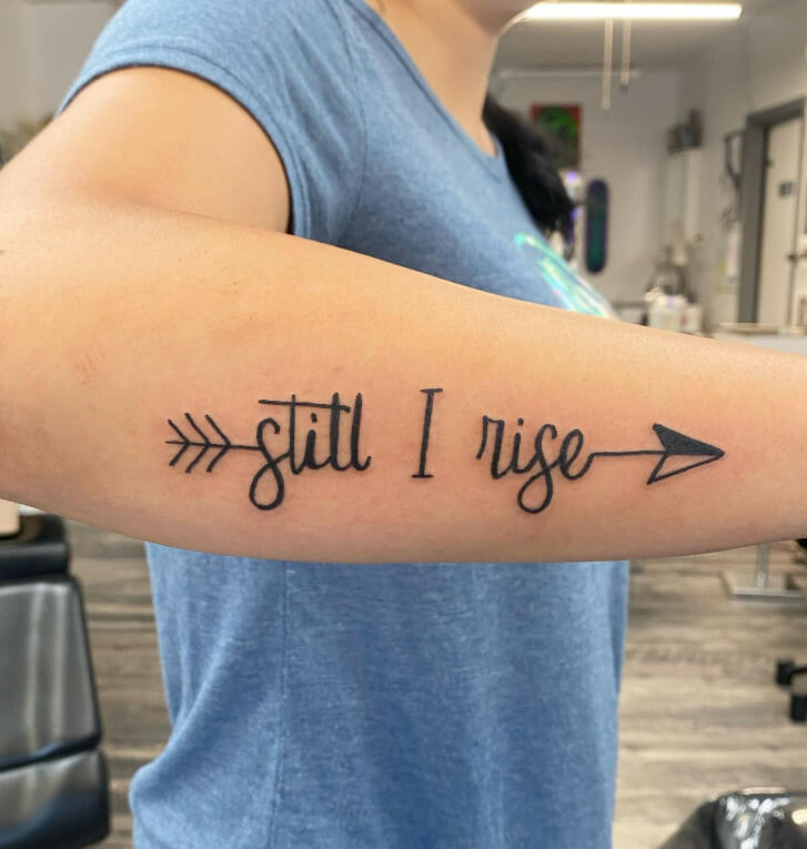 61 Still I Rise Tattoo: – Embodying Resilience and Triumph - Psycho Tats