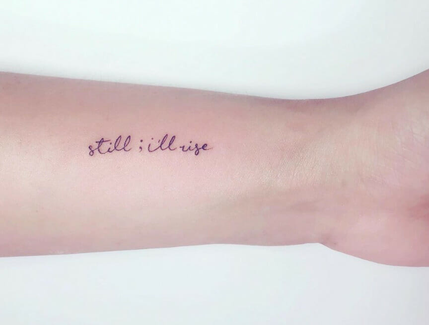61 Still I Rise Tattoo: – Embodying Resilience and Triumph - Psycho Tats