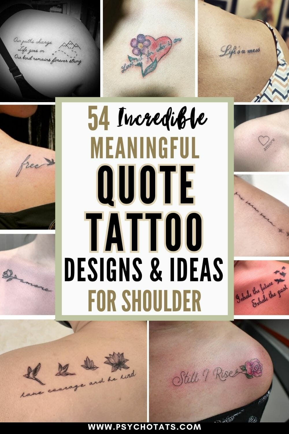 54 Incredible And Meaningful Quote Tattoo Ideas And Designs For ...