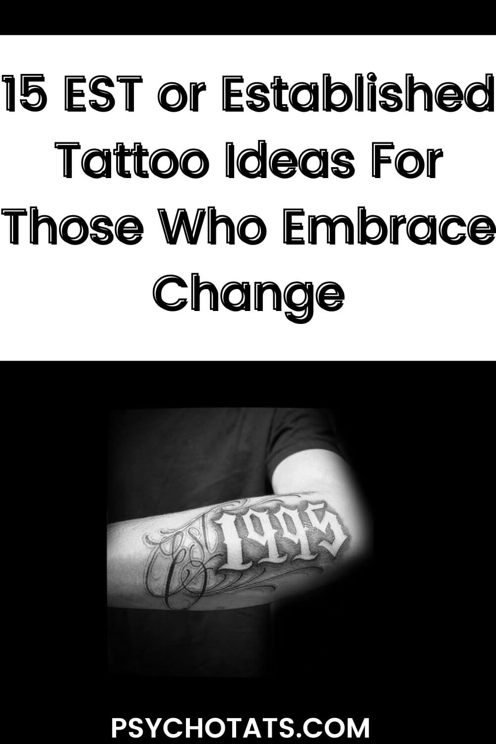 34 Unique EST or Established Tattoo Concepts to Showcase Significant ...