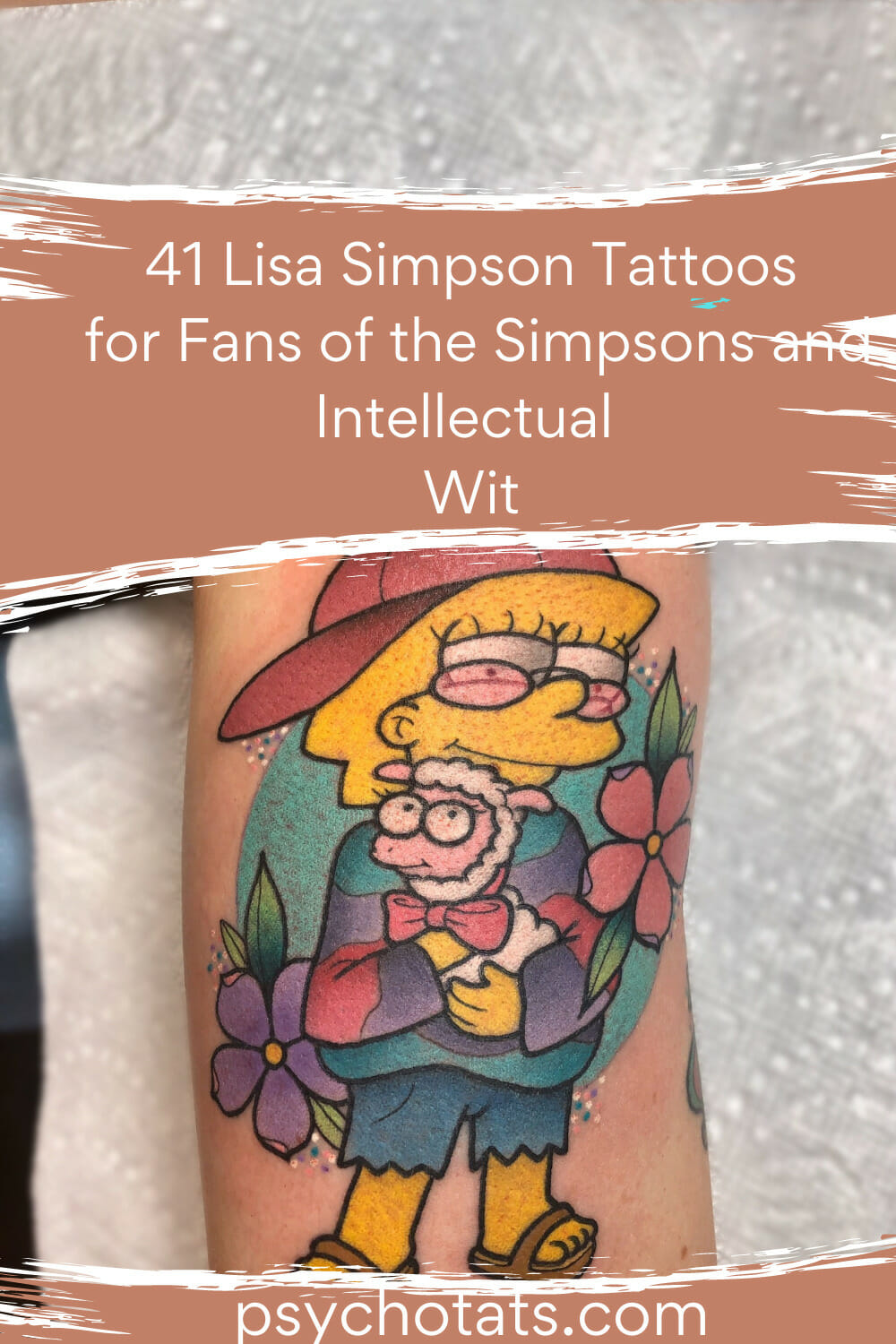 41 Lisa Simpson Tattoos for Fans of the Simpsons and Intellectual Wit ...