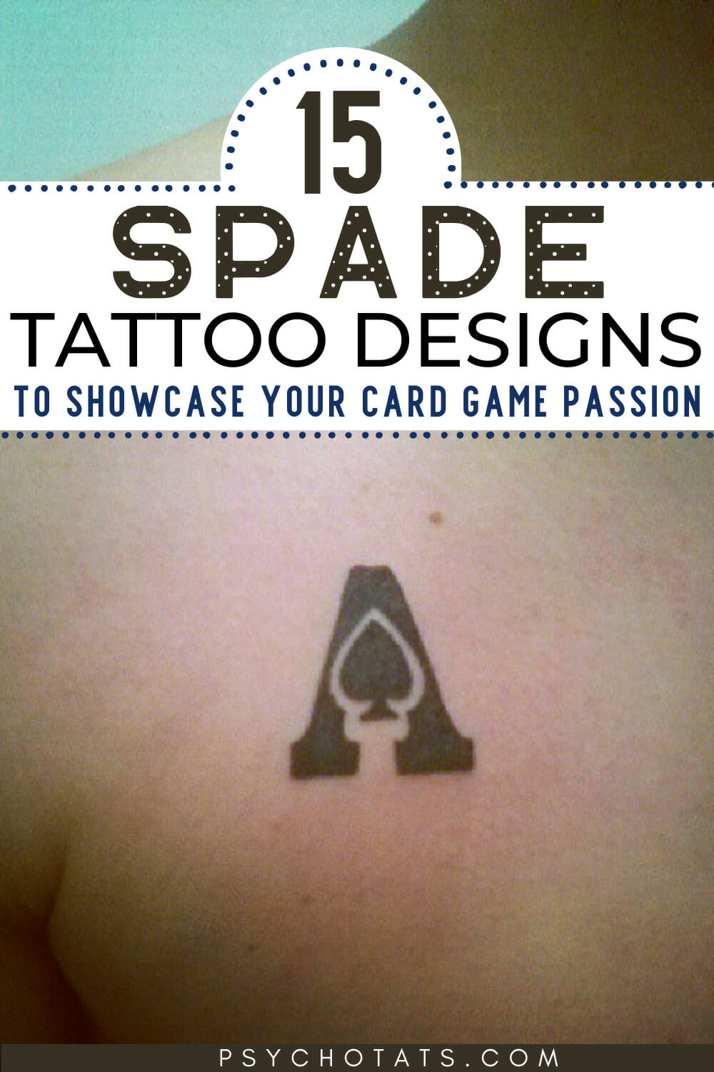 15 Spade Tattoo Designs to Showcase Your Card Game Passion - Psycho Tats