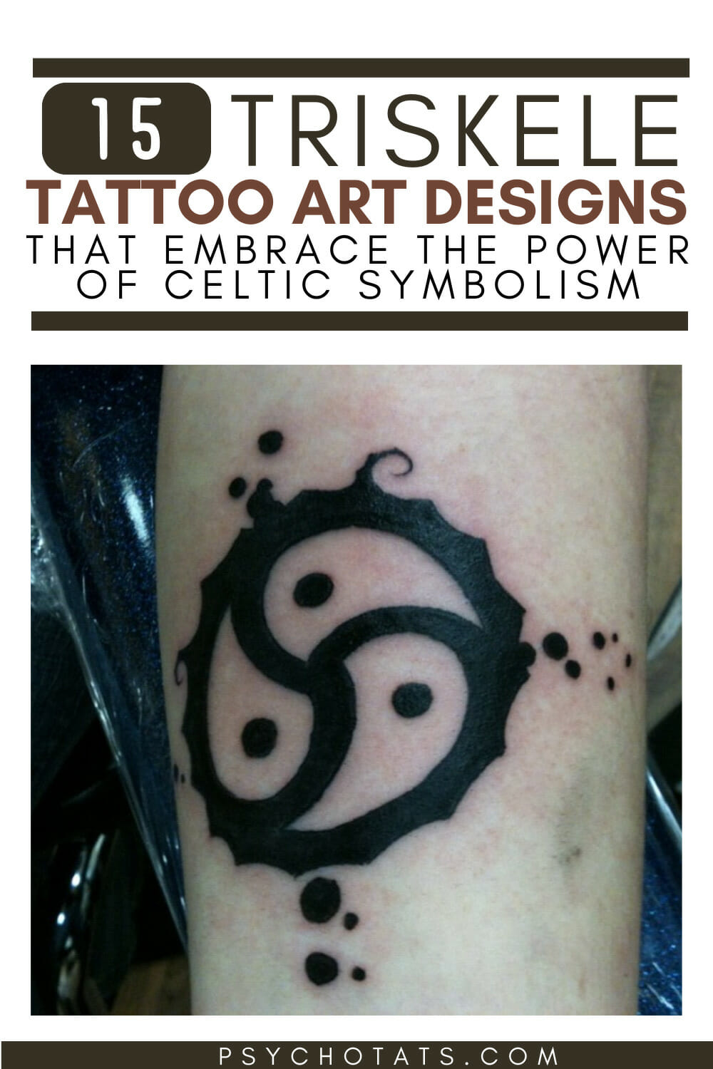 15 Triskele Tattoo Art Designs That Embrace the Power of Celtic ...