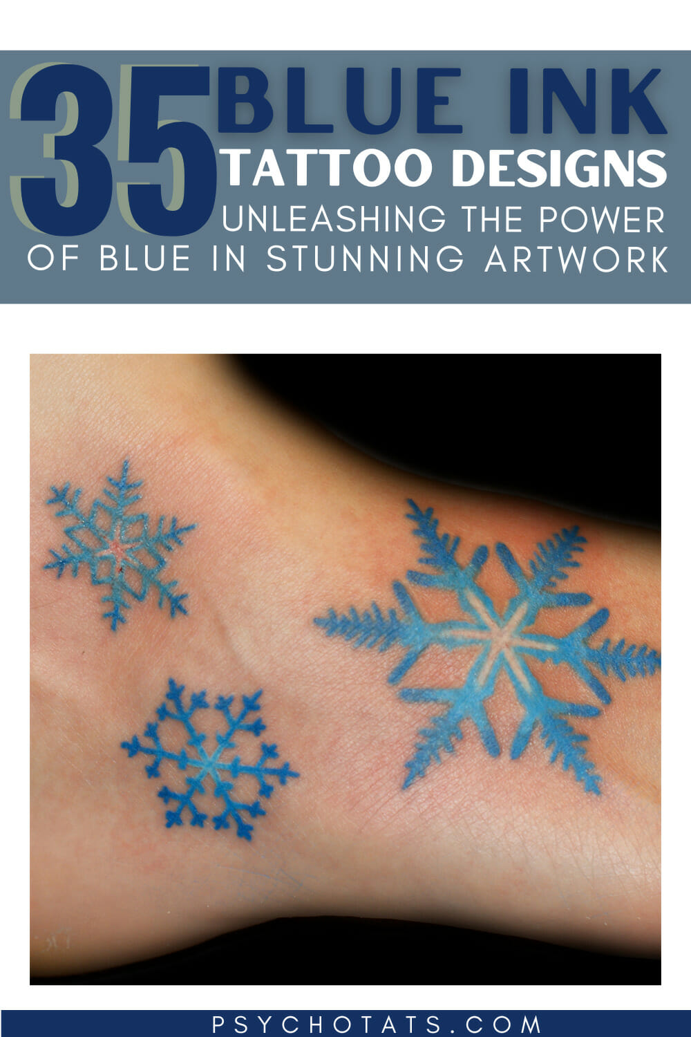 35 Blue Ink Tattoo Designs- Unleashing the Power of Blue in Stunning ...