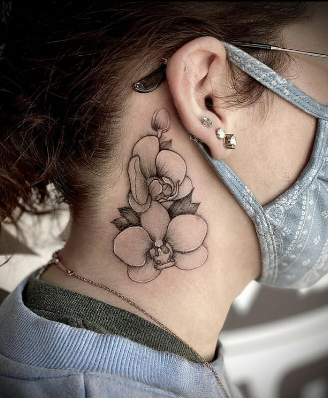 81 Neck Tattoos for Women- Elevate Your Style with Intricate Neck Ink ...