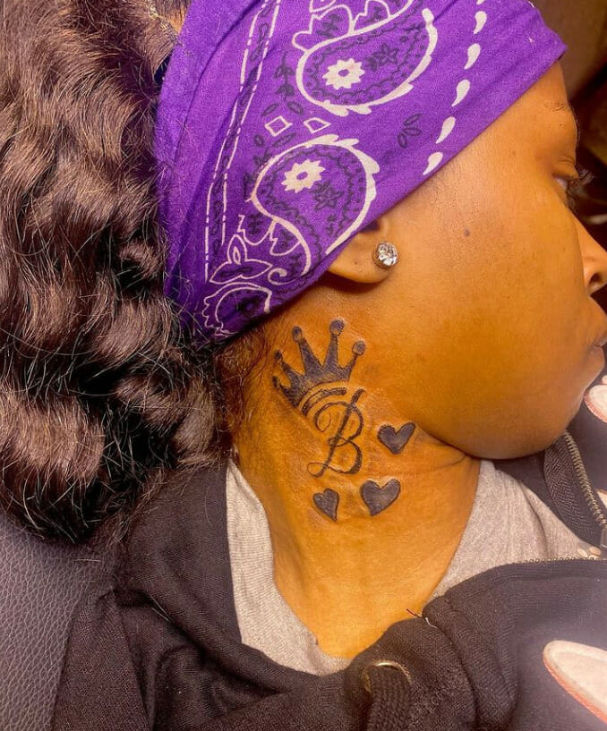 81 Neck Tattoos for Women- Elevate Your Style with Intricate Neck Ink ...