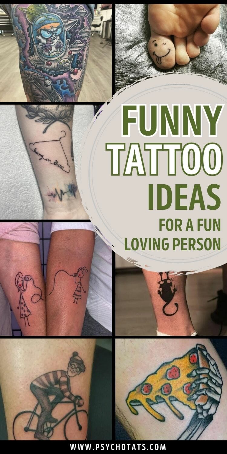 50 Funny Tattoo Ideas For A Fun-Loving Person - Psycho Tats