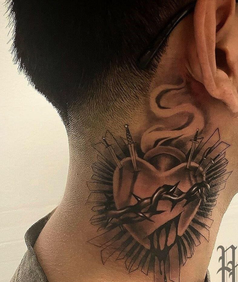 49 Back Neck Men Tattoos- Channeling Personality Through Striking ...