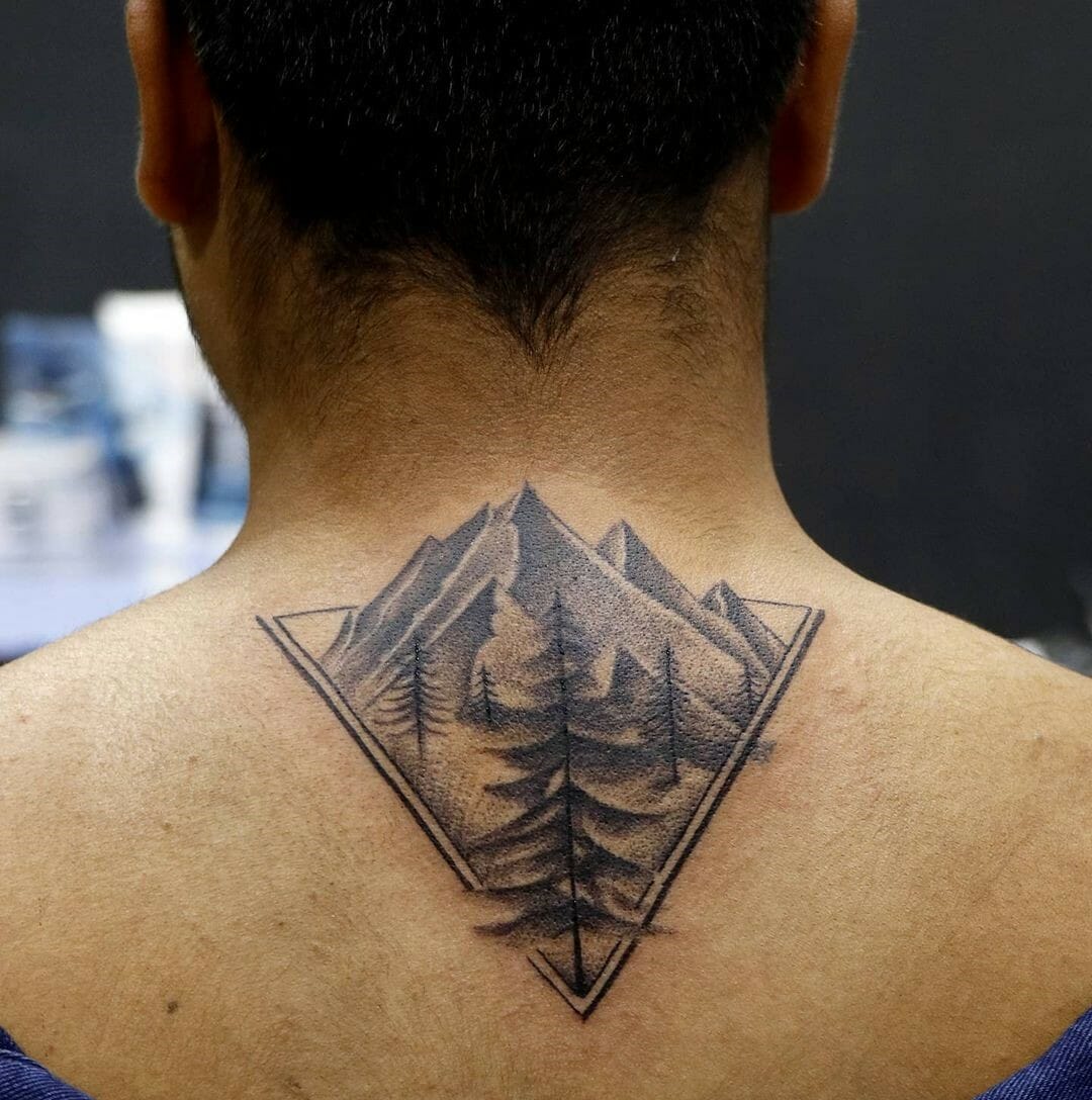 49 Back Neck Men Tattoos- Channeling Personality Through Striking ...