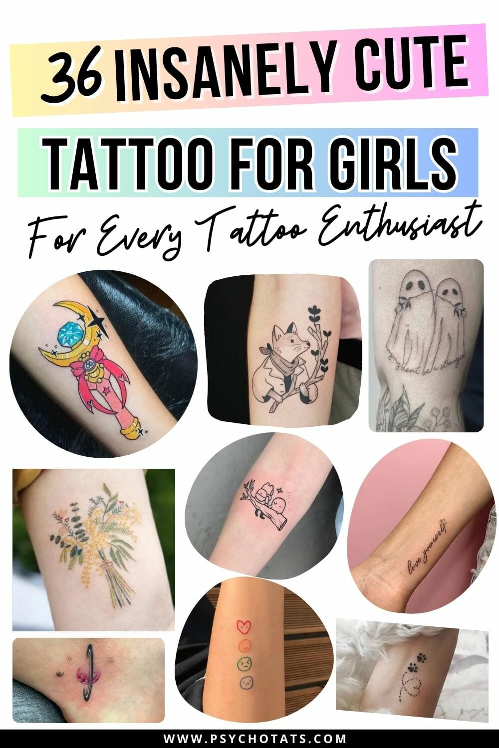 36 Insanely Cute Tattoos For Girls For Every Tattoo Enthusiast - Psycho ...