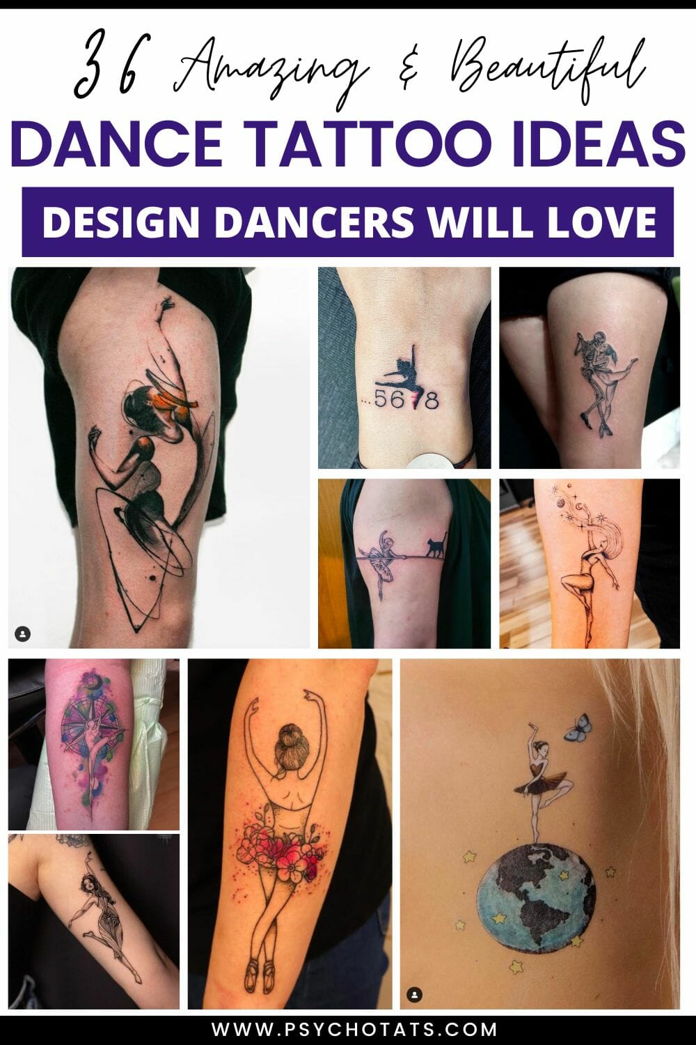 36 Dance Tattoo Designs Celebrating the Artistry of Movement - Psycho Tats