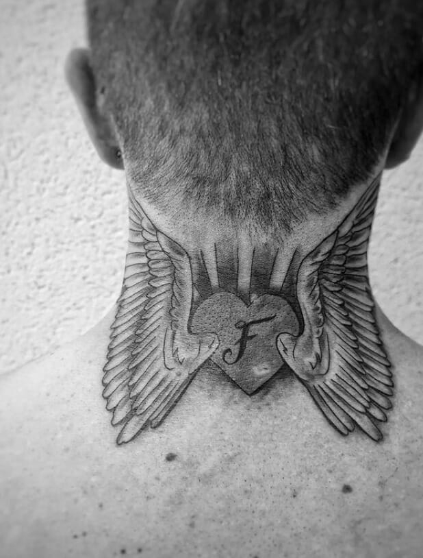 25 Wing Neck Tattoo Ideas That Will Soar Above the Rest - Psycho Tats