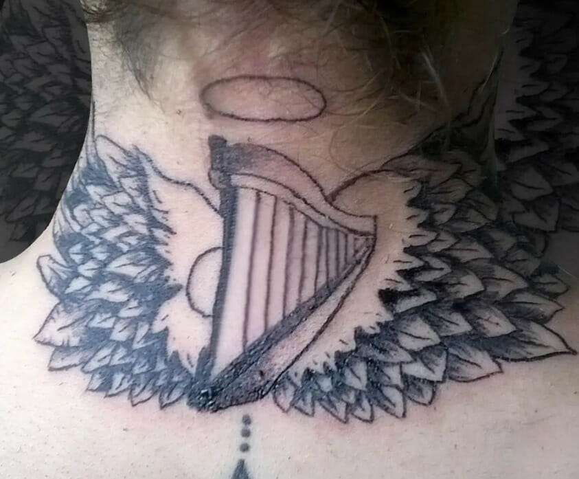 25 Wing Neck Tattoo Ideas That Will Soar Above the Rest - Psycho Tats