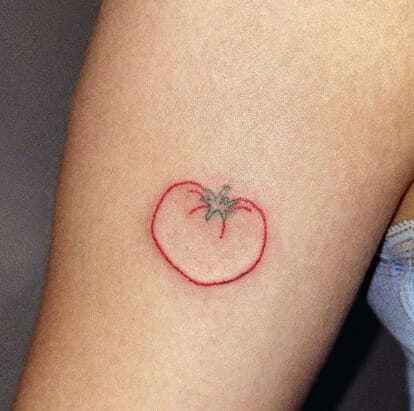 37 Tomato Tattoos to Celebrate the Juicy and Vibrant Side of Life ...