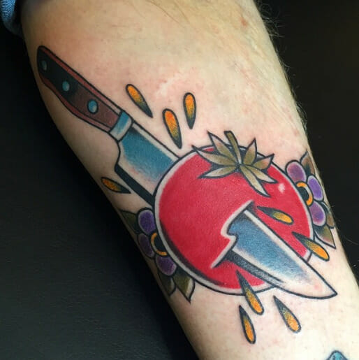 37 Tomato Tattoos to Celebrate the Juicy and Vibrant Side of Life ...