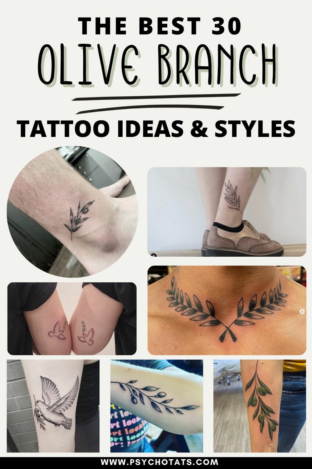30 Great Olive Branch Tattoo Ideas And Styles That You Should Try ...