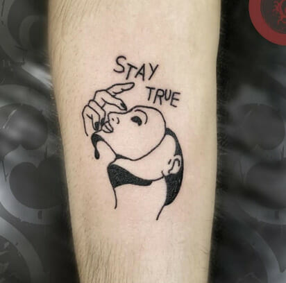 31 Stay True Tattoos – Inspiring Designs for Unwavering Self-Expression ...